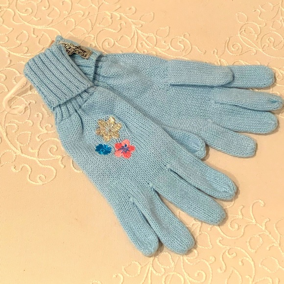 Disney | Accessories | New Stylish Girl Disney Princess Gloves Knit ...